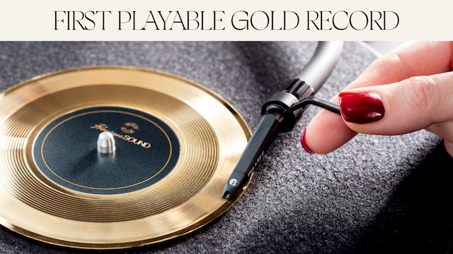 Precious Sound - Playable silver, gold, and platinum records for fans